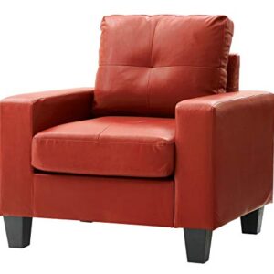 Glory Furniture Newbury Club Chair Red