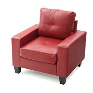 Glory Furniture Newbury Club Chair Red