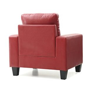 Glory Furniture Newbury Club Chair Red