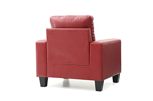 Glory Furniture Newbury Club Chair Red