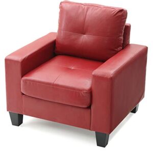 Glory Furniture Newbury Club Chair Red