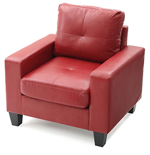 Glory Furniture Newbury Club Chair Red