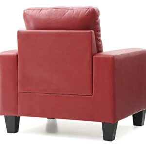 Glory Furniture Newbury Club Chair Red