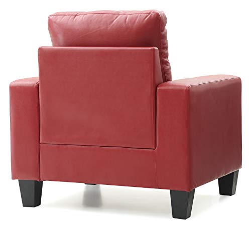 Glory Furniture Newbury Club Chair Red