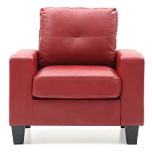 Glory Furniture Newbury Club Chair Red