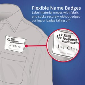 Avery 8395 Laser/Inkjet Name Badges,2-1/3-Inch x3-3/8-Inch,160/PK,Plain WE