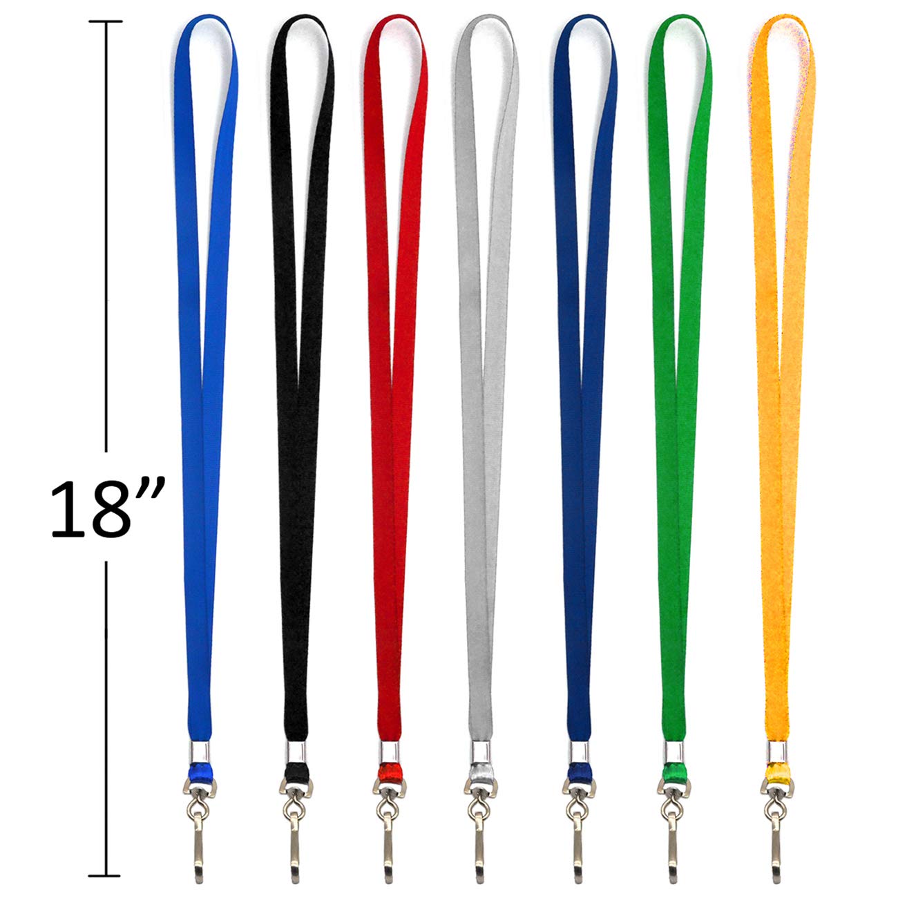 ID Badge Holder Lanyards with Waterproof Card Bulk Lanyard Name Tag (Yellow)