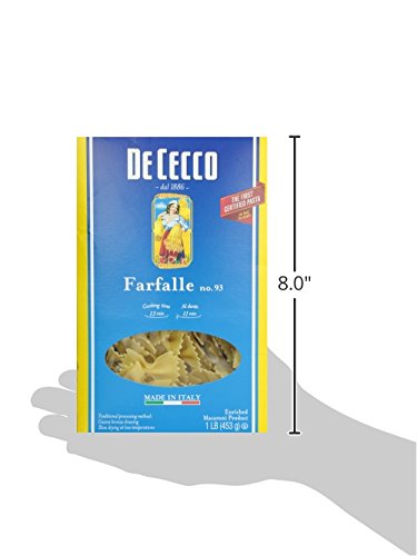 De Cecco Farfalle Pasta, 16 Oz