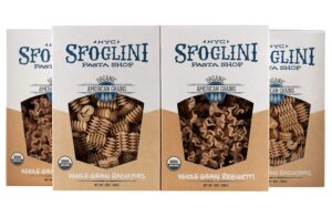 sfoglini organic whole grain reginetti pasta, 12 ounce, (pack of 4)