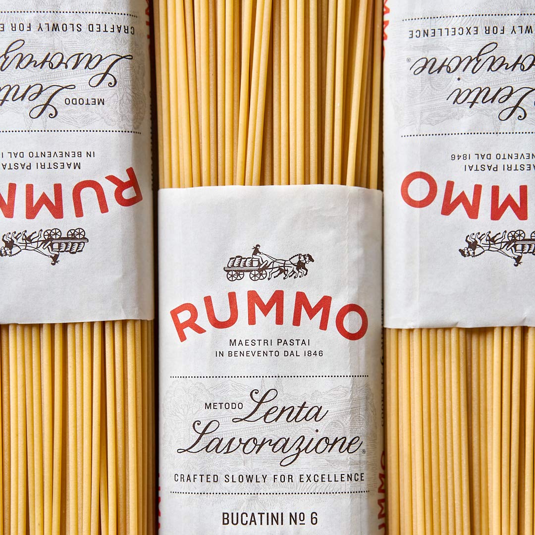 Rummo Italian Pasta Bucatini No.6, Always Al Dente (16 ounce)