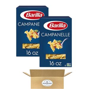 barilla campanelle pasta - non-gmo pasta made with durum wheat semolina - kosher certified pasta, 16 oz. box - pack of 2 (32 oz. in total)