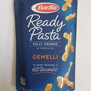 8-pack Variety, Barilla Ready Pasta: 2 pouches each of Rotini, Penne, Elbows, and Gemelli [2020]