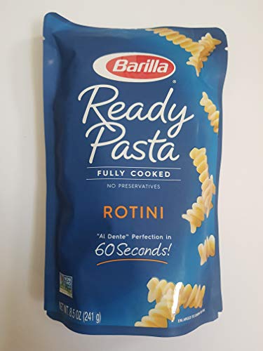 8-pack Variety, Barilla Ready Pasta: 2 pouches each of Rotini, Penne, Elbows, and Gemelli [2020]