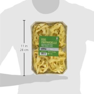 Compagnia Sanremo San Remo Italian Egg Pappardelle Pasta - Non-Gmo, Free Range Egg Traditional Pappardelle - 10 Oz (Pack Of 1) - Product Of Italy