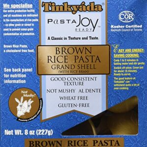 Tinkyada Brown Rice Pasta Grand Shell, 8 Ounce