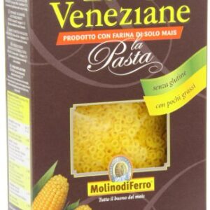 Le Veneziane - Italian Anellini Pastina [Gluten-Free], (4)- 8.8 oz. Pkgs