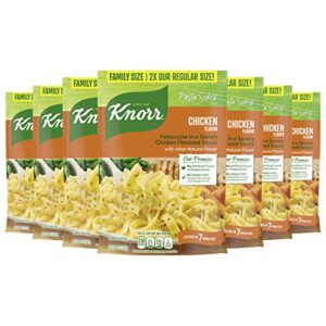 knorr pasta sides for a delicious easy pasta meal chicken fettuccine no artificial flavors or preservatives 8.6 oz, 7 count