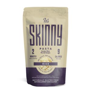 It’s Skinny Orzo — Rice Shaped Pasta Healthy, Low-Carb, Low Calorie Konjac Pasta — Fully Cooked and Ready to Eat Shirataki — Keto, Gluten Free, Vegan, and Paleo-Friendly (6-Pack)