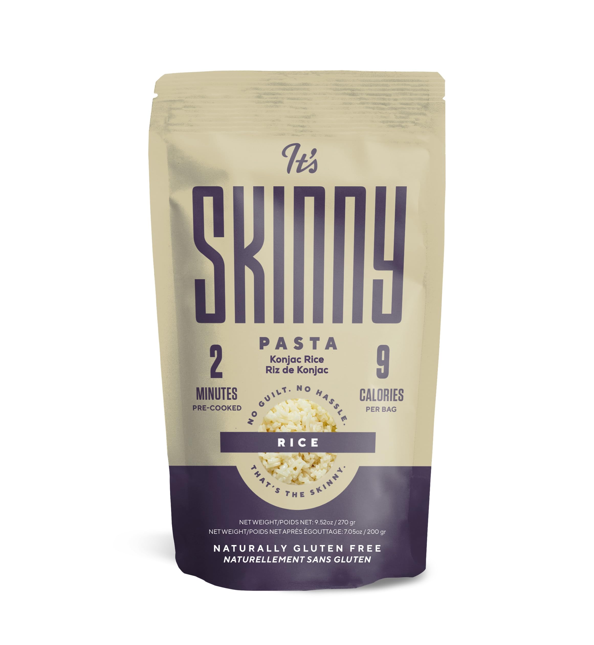 It’s Skinny Orzo — Rice Shaped Pasta Healthy, Low-Carb, Low Calorie Konjac Pasta — Fully Cooked and Ready to Eat Shirataki — Keto, Gluten Free, Vegan, and Paleo-Friendly (6-Pack)