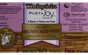 Tinkyada Pasta Joy Ready, Spaghetti, Brown Rice, Organic, 12oz