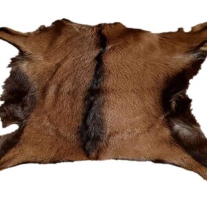 Real Antelope Goat Hide Fur Skin Pelt Fur Sheepskin Leather Fur Skin Clothing Accessories 1pcs (Approx 16"X20")