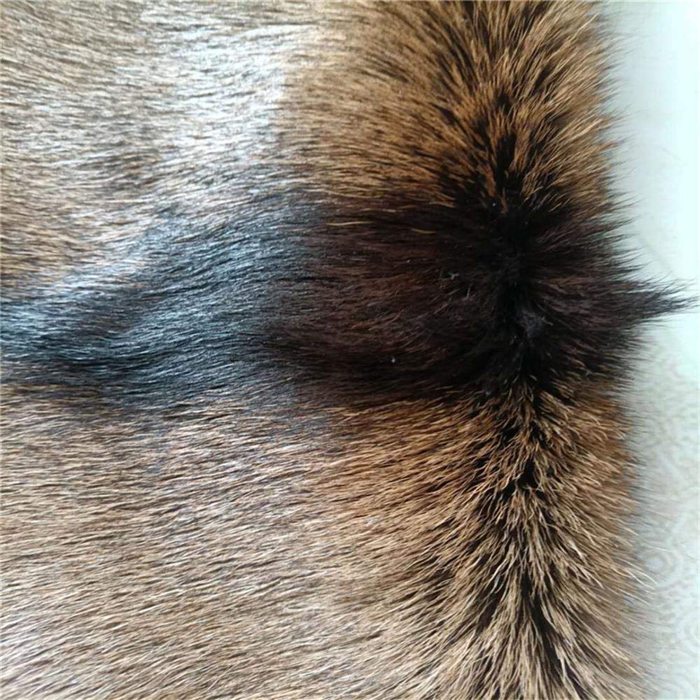 Real Antelope Goat Hide Fur Skin Pelt Fur Sheepskin Leather Fur Skin Clothing Accessories 1pcs (Approx 16"X20")