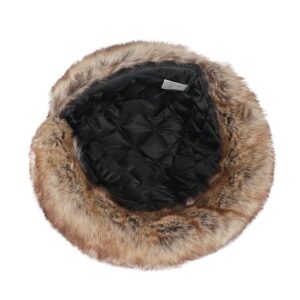 Trapper Hat Winter Russian Ushanka Hat Men Women with Faux Rabbit Fur Aviator Earflap Hat Windproof for Hunting Skiing