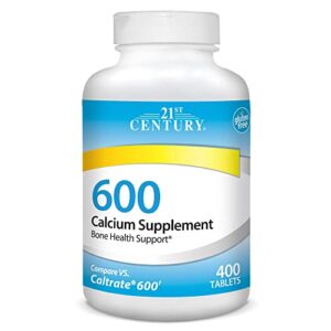 21st century calcium supplement, 600 mg, tablet, 400 count