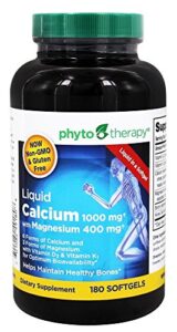 phytotherapy rx calcium liquid softgel - 180 per pack - 1 each.