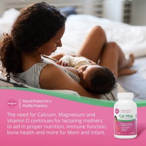 Fairhaven Health Peapod Cal-Mag | Pregnancy & Lactation Supplement | Contains Calcium, Magnesium, & Vitamin D3 for Pregnancy, Baby and Female Health | Gluten & Dairy Free CalMag | 1 Month Supply