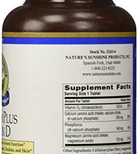 Nature's Sunshine Calcium Plus Vitamin D, 150 Tablets, Kosher | Powerful Vitamin Supplement for Adults Containing Vitamin D3, Calcium, and Magnesium