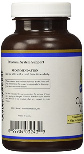 Nature's Sunshine Calcium Plus Vitamin D, 150 Tablets, Kosher | Powerful Vitamin Supplement for Adults Containing Vitamin D3, Calcium, and Magnesium