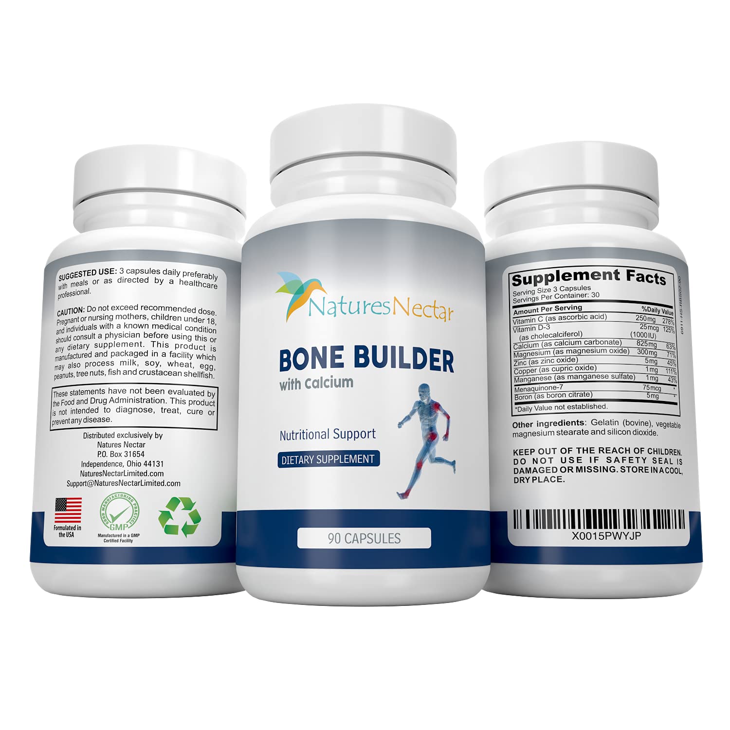 Bone Builder Joint Supplements for Women - Increased Bone Health Plus New Growth - Bone Strength Formula - Organic Bone Care for Max Raw Absorption Boost - Feel New Life & Alive