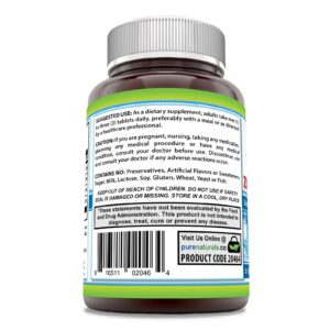 Pure Naturals Calcium Magnesium Zinc Vitamin D3 Supplement | Calcium 1000mg, Magnesium 400mg, Zinc 25mg, Vitamin D3 600 IU | Non-GMO | Gluten Free (300 Tablets)