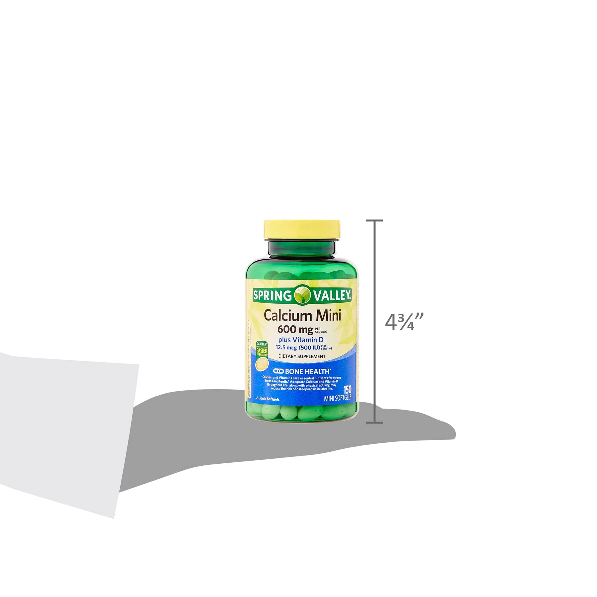 LUAL 45 Diabetes Decoded Bundle with Spring Valley Calcium 600 mg with Vitamin D3 | Small Calcium Pills | Calcium Softgels | 150 Mini Softgels | Calcium Carbonate 600 mg | Calcium Supplement 600 mg