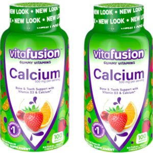 Vitafusion Calcium Gummies, 500 mg (2 Pack, 200 ct.)