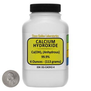 calcium hydroxide [ca(oh)2] 99.9% acs grade powder 4 oz in a space-saver bottle