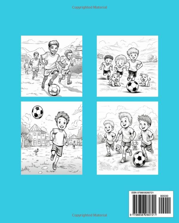 CALCIO: Coloring Book (Italian Edition)