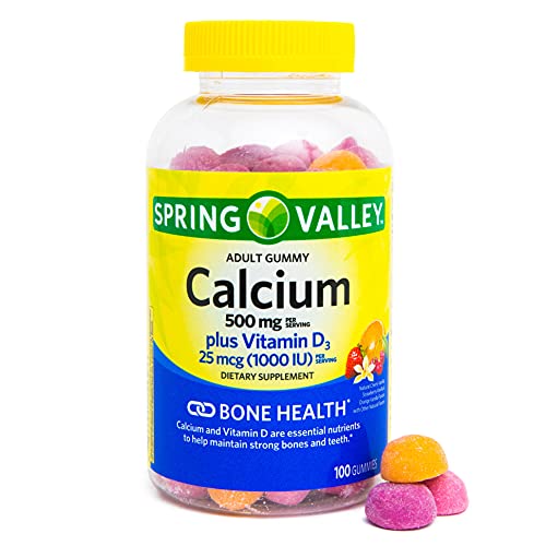 Spring Valley Adult Gummy Calcium with Vitamin D3 50 servings