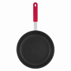 winco afp-8ns-h commercial-grade aluminium fry pan/skillet, 8", silver