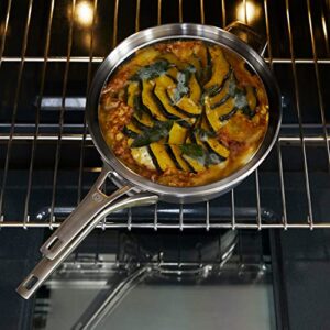 Calphalon Premier Space-Saving Hard-Anodized Nonstick 5-Quart Saute Pan with Lid