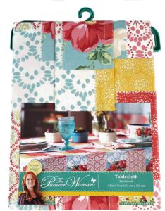 the pioneer woman patchwork tablecloth, 52 x 70