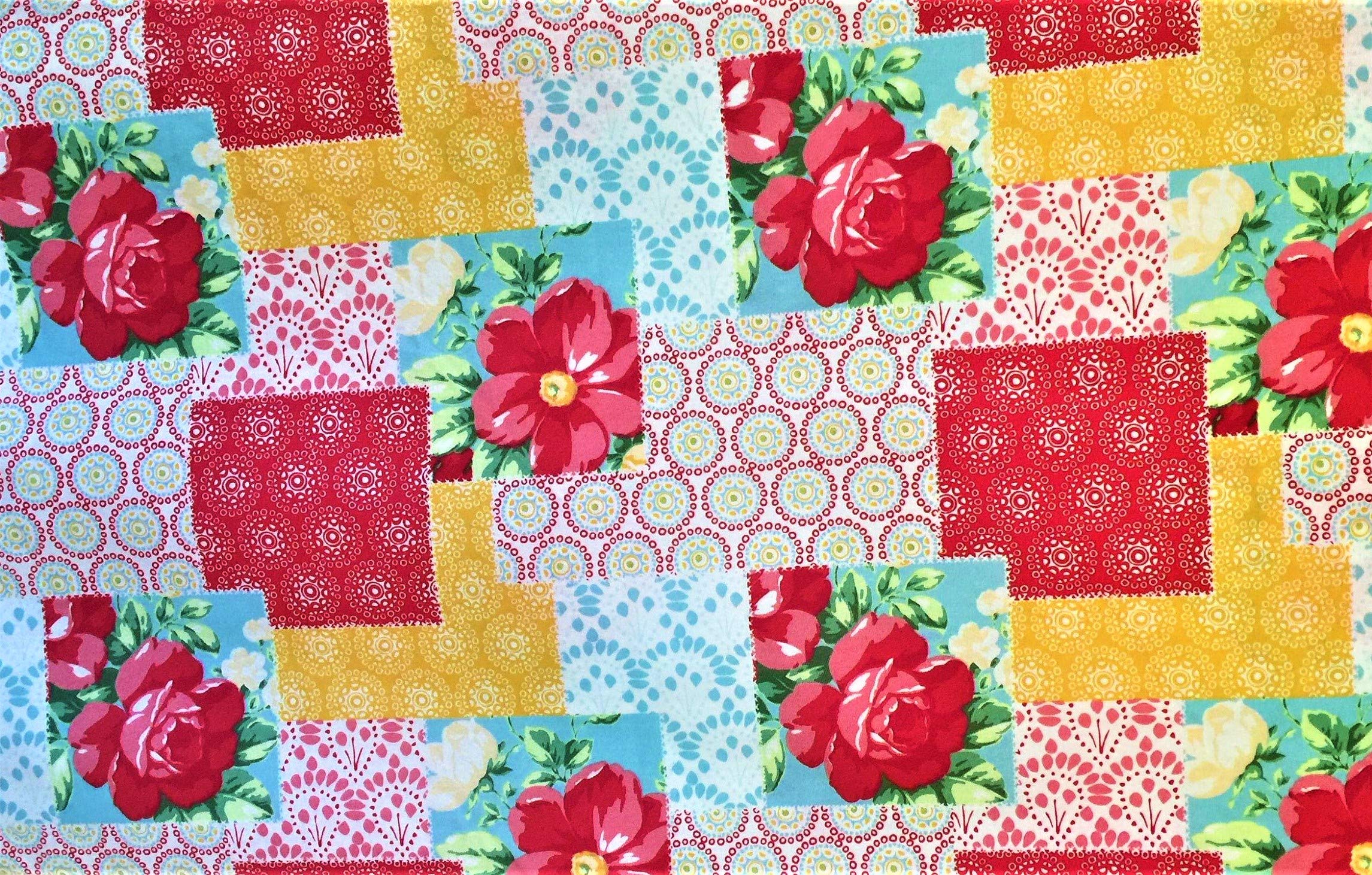 The Pioneer Woman Patchwork Tablecloth, 52 x 70