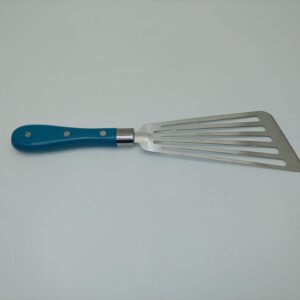 The Pioneer Woman Thin Stainless Steel Metal Spatula 12 1/4" Turner ABS Handle Dishwasher Safe, Teal