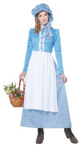 adult pioneer woman costume x-small blue