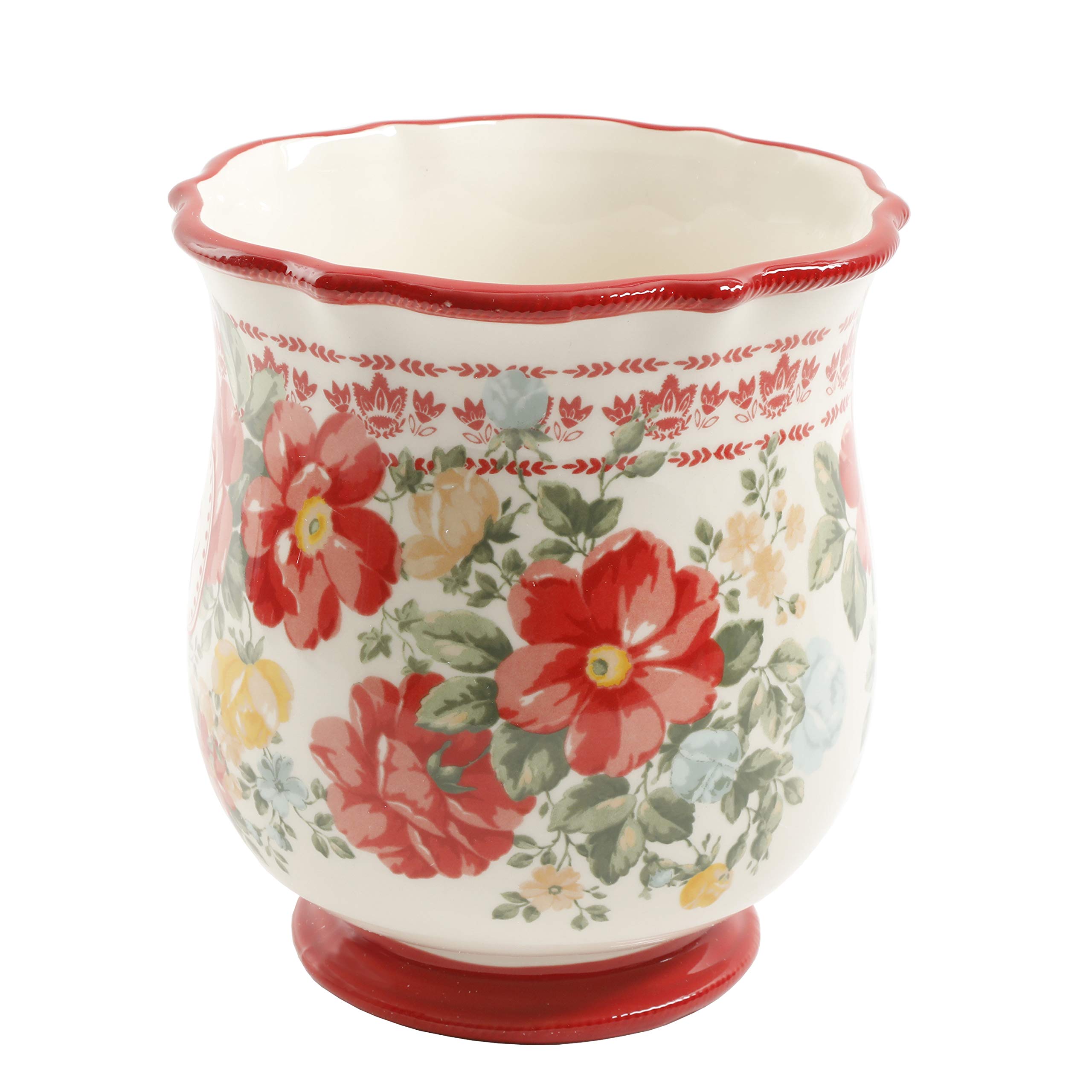 The Pioneer Woman Pioneer Vintage Floral 6.75-Inch Utensil Holder