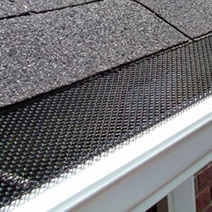 Amerimax Home Products 636025 Lock-In Gutter Guard, Black, 25 Count (Pack of 1)