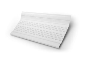 e-z-gutter guard gg6ezleafpro-bx e-z-leaf protection guards (for 5"/6" gutters) -covers 100 feet (25-4 foot sections), white