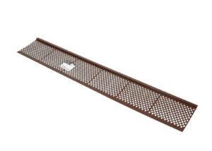 amerimax gutter guard 6 " w x 36 " l plastic brown