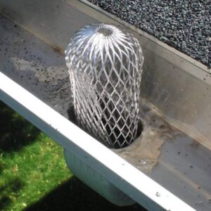 Dele 6pcs Gutter Guards 3 Inch Expand Aluminum Filter Strainers. Downspout Protectors Stops Blockage Leaves Debris.